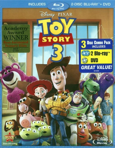Toy Story 3 (Blu-ray + DVD Combo) (Blu-ray 2010) | DVD Empire
