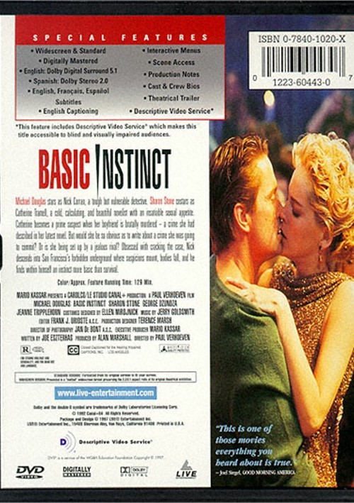 Basic Instinct (DVD 1992) | DVD Empire