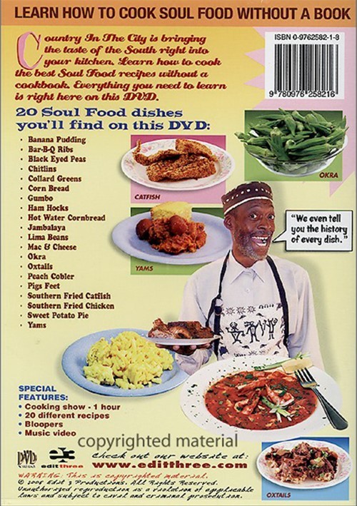 Country In The City: How To Cook Soul Food (DVD 2005) | DVD Empire