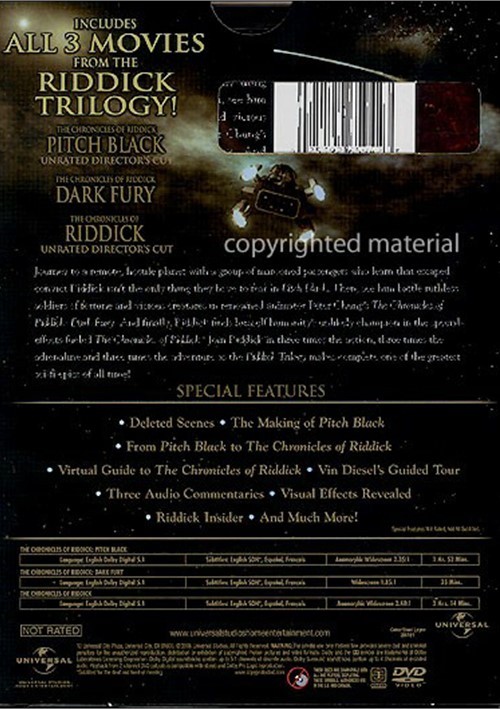 Riddick Trilogy (DVD 2000) | DVD Empire