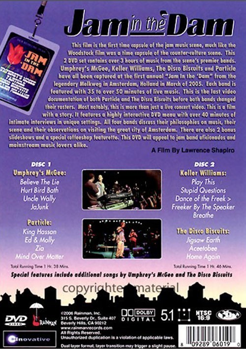 Jam In The 'Dam (DVD 2005) | DVD Empire