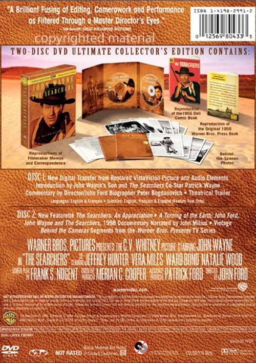 Searchers, The: Ultimate Collector's Edition (DVD 1956) | DVD Empire