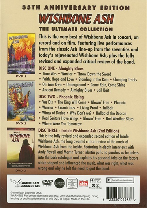 Wishbone Ash: The Ultimate Collection (DVD 2005) | DVD Empire