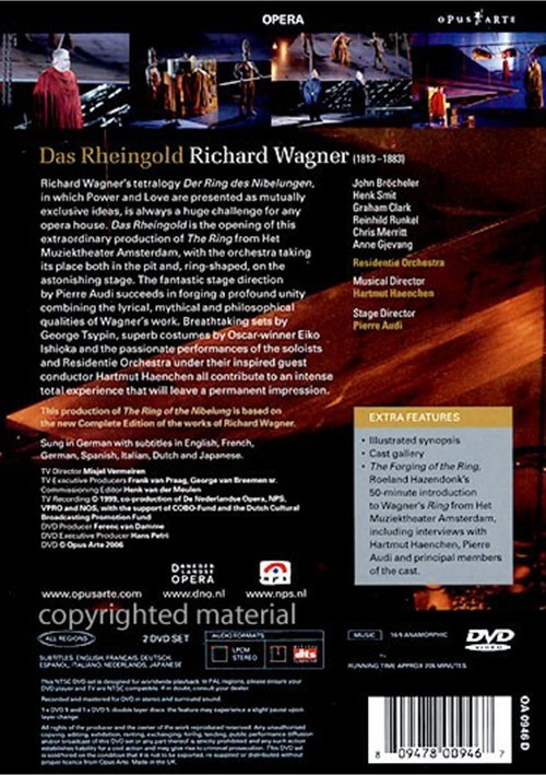 Wagner Das Rheingold Dvd 1999 Dvd Empire