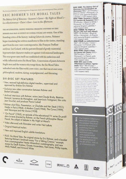 Eric Rohmer's Six Moral Tales: The Criterion Collection (DVD 1962 ...