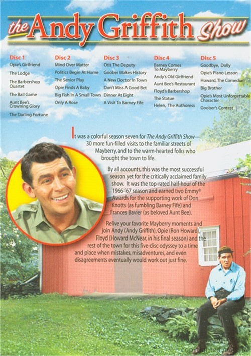 Andy Griffith Show, The: The Complete Seventh Season (DVD 1966) | DVD ...