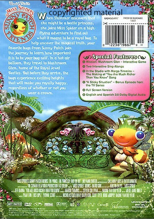 Miss Spider's Sunny Patch Friends: The Prince, The Princess & The Bee ...