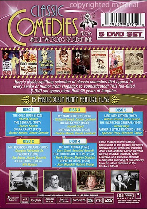 Classic Comedies: 5 DVD Set (DVD) | DVD Empire