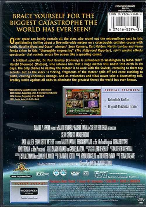Meteor (DVD 1979) | DVD Empire