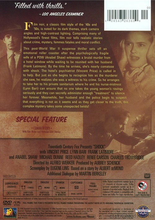 Shock (DVD 1946) | DVD Empire