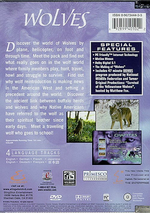 IMAX: Wolves (DVD 1999) | DVD Empire