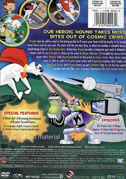 Krypto The Superdog: Volume 2 - Super Pets Unleashed (DVD 2006) | DVD ...