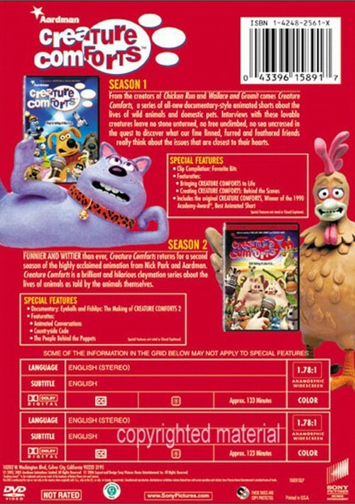 Creature Comforts: The Complete First & Second Season (DVD) | DVD Empire