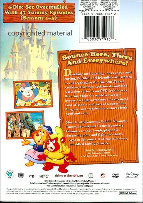 Disney's Adventures Of The Gummi Bears: Volume 1 (DVD 1985) | DVD Empire