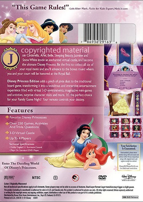 Disney DVD Game World: Disney Princess Edition (DVD) | DVD Empire