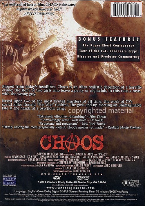 Chaos (DVD 2005) | DVD Empire