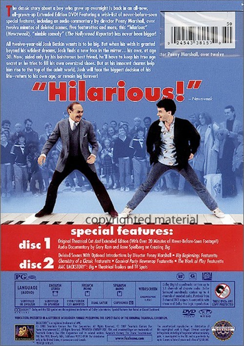 Big - Extended Edition (DVD 1988) | DVD Empire