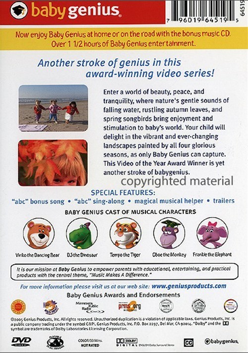 Baby Genius: The Four Seasons (DVD 2005) | DVD Empire