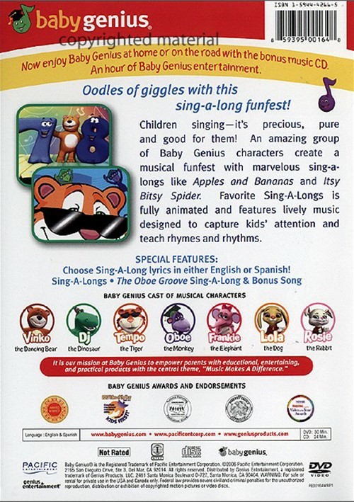 Baby Genius: Favorite Sing-A-Longs (DVD 2006) | DVD Empire