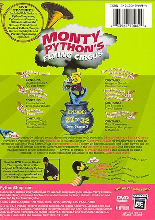 Monty Python's Flying Circus Set #5 (DVD 1973) | DVD Empire