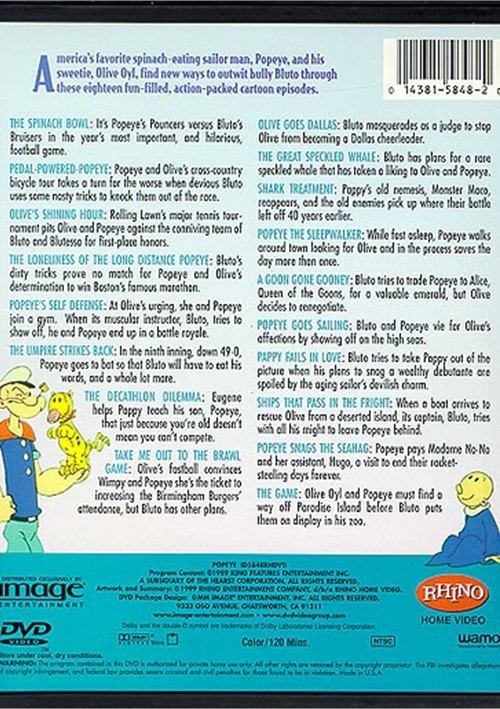 Popeye (DVD 1989) | DVD Empire