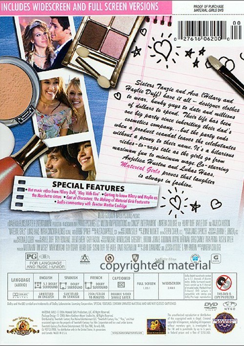 Material Girls (DVD 2006) | DVD Empire