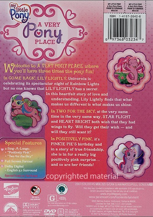 My Little Pony: A Very Pony Place (DVD 2007) | DVD Empire