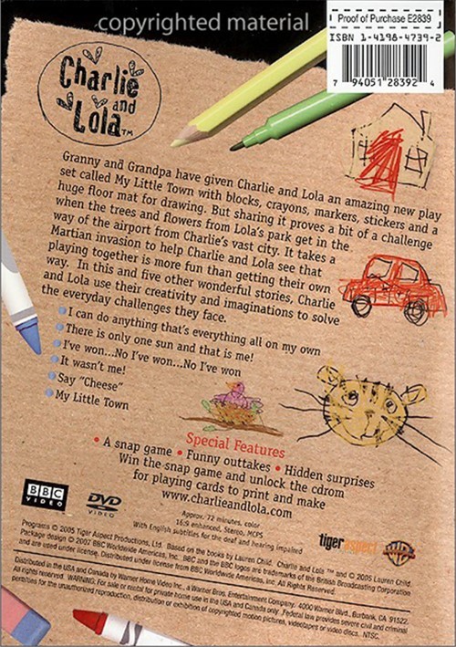 Charlie & Lola: Volume 3 (DVD 2005) | DVD Empire