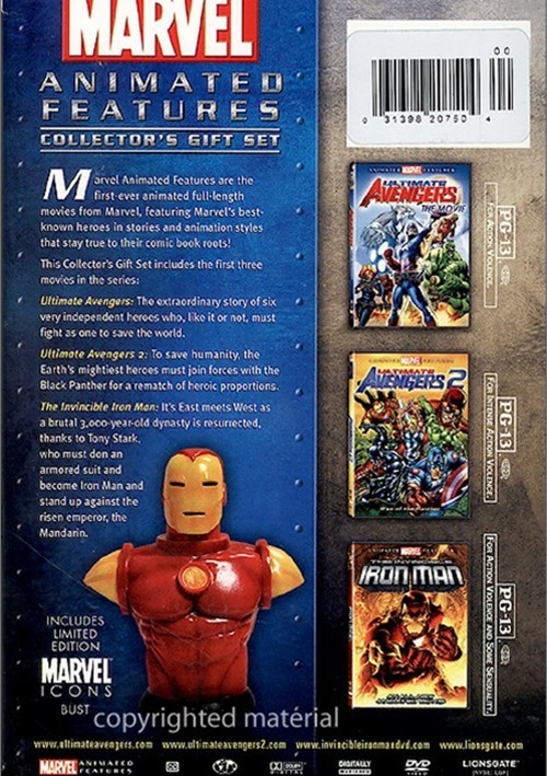 Marvel Animated Features Gift Set (DVD) | DVD Empire