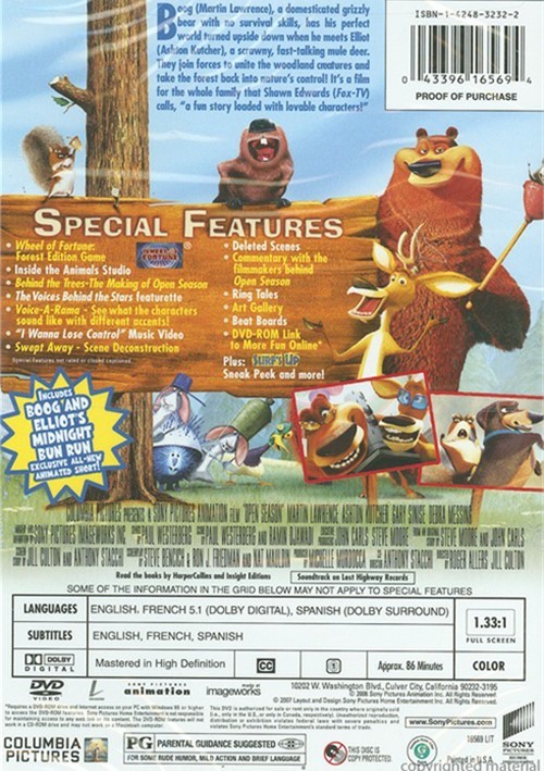 Open Season: Special Edition (Fullscreen) (DVD 2006) | DVD Empire