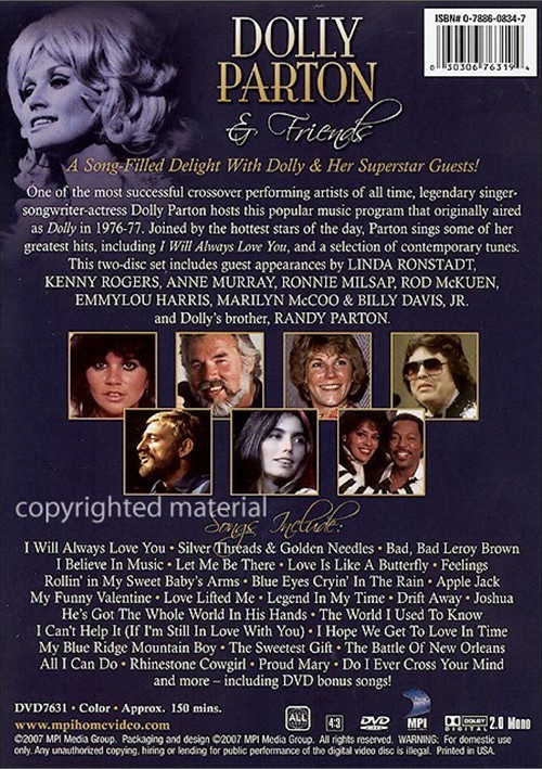 Dolly Parton & Friends (DVD 1976) | DVD Empire