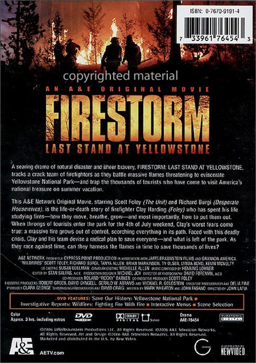 Firestorm: Last Stand At Yellowstone (DVD 2006) | DVD Empire