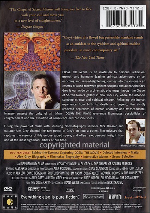 Cosm The Movie: Alex Grey & The Chapel Of Sacred Mirrors (DVD) | DVD Empire