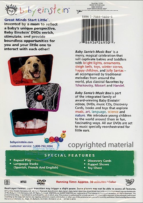 Baby Einstein: Baby Santa's Music Box (DVD) | DVD Empire