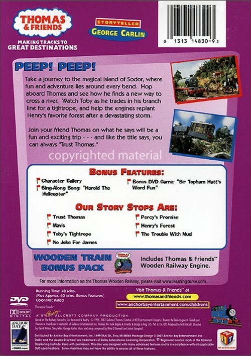 Thomas & Friends: Trust Thomas & Other Stories (with Toy Train) (DVD ...