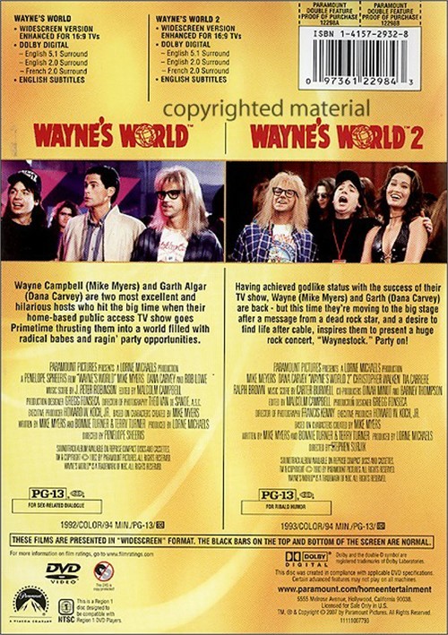 Wayne's World / Wayne's World 2 (Double Feature) (DVD) | DVD Empire