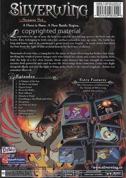 Silverwing: Season Set (DVD 2003) | DVD Empire