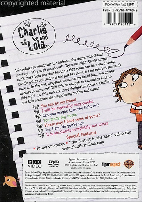 Charlie & Lola: Volume 4 (DVD 2005) | DVD Empire