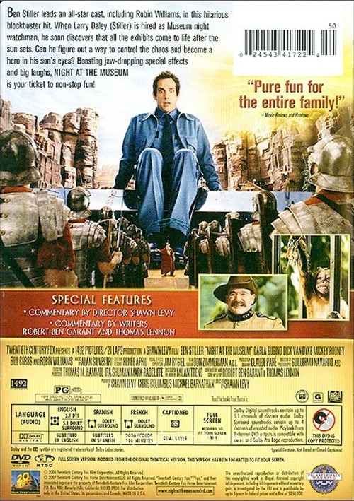 Night At The Museum (Fullscreen) (DVD 2006) | DVD Empire