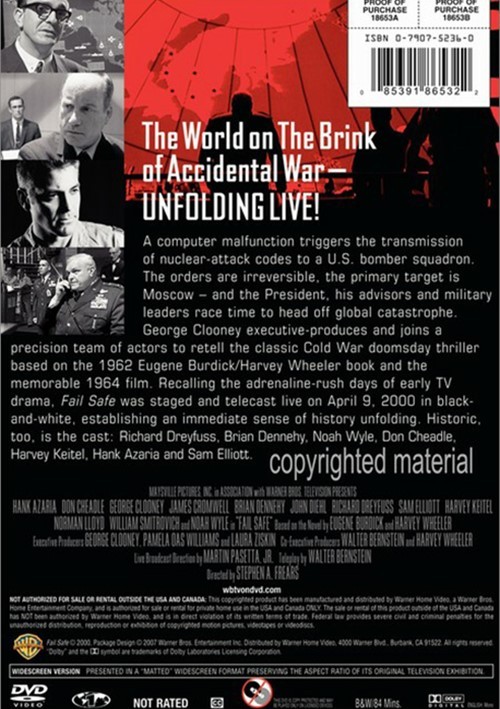 Fail Safe (DVD 2000) | DVD Empire