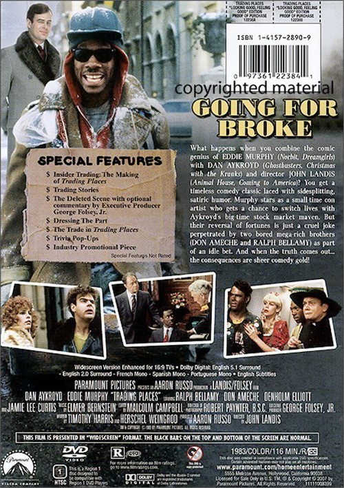 Trading Places (Eddie Murphy) Looking Good Feeling Good Edition (DVD ...