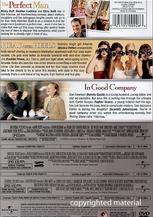 Perfect Man, The / Head Over Heals / In Good Company (Triple Feature ...