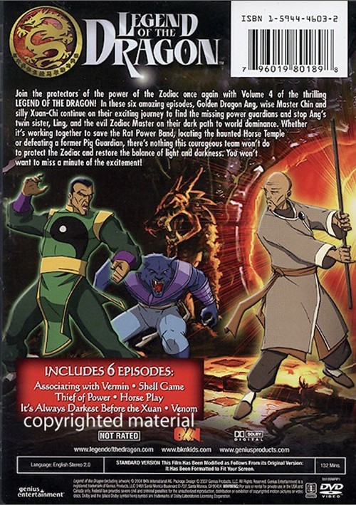 Legend Of The Dragon: Volume 4 (DVD) | DVD Empire