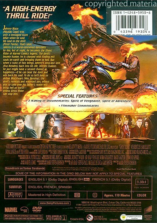 Ghost Rider (Fullscreen) (DVD 2007) | DVD Empire