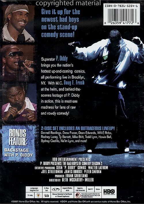 P. Diddy Presents The Bad Boys Of Comedy: Season Two (DVD 2006) | DVD ...