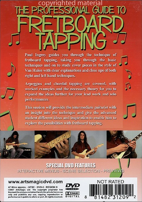 Professional Guide To Fretboard Tapping, The (DVD 2007) | DVD Empire