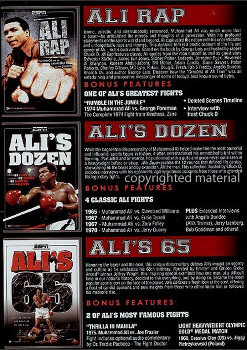 Ali 3 Pack (DVD) | DVD Empire