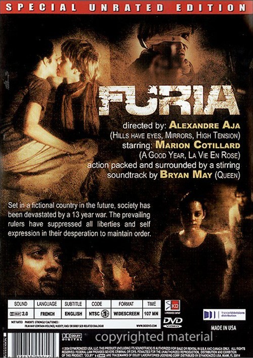Furia: Unrated (DVD 1999) | DVD Empire