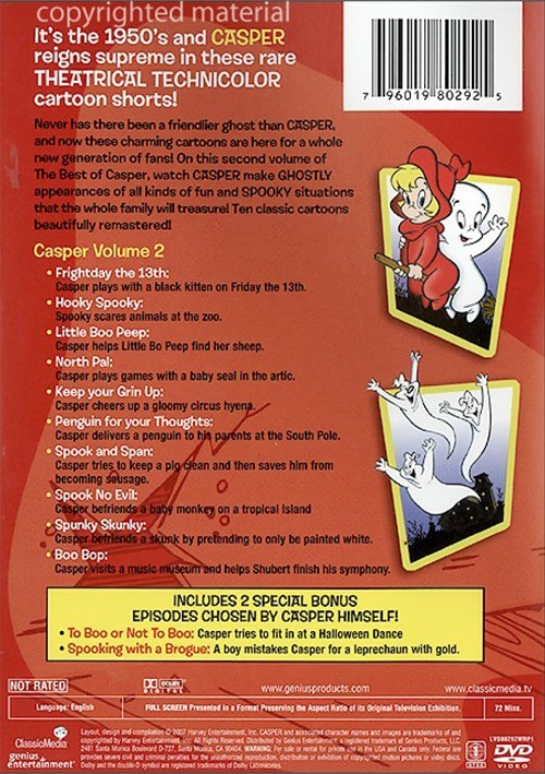 Best Of Casper: Volume 2 (DVD) | DVD Empire