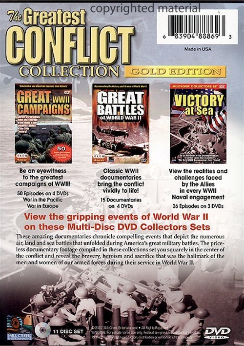 Greatest Conflict Collection The Dvd Dvd Empire